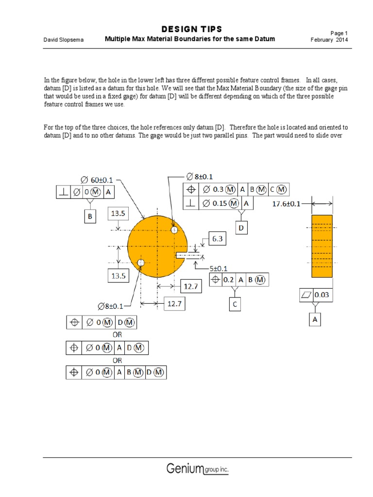 GD&T Tips | PDF | Geometry | Applied And Interdisciplinary Physics