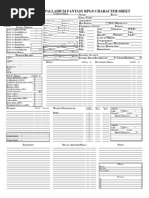 Heroes Unlimited Character Sheet | PDF | Leisure Activities | Entertainment