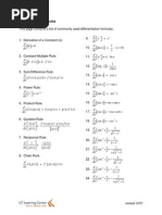 Maths II - 2 - AOD Formula | PDF