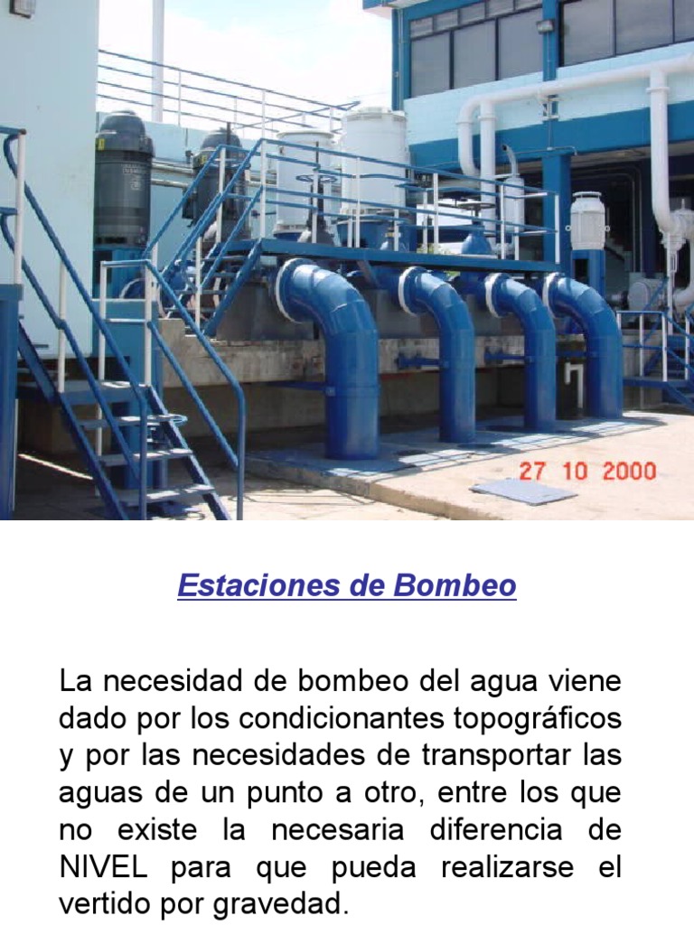 Estaciones de Bombeo v2 | PDF | Bomba | Líquidos