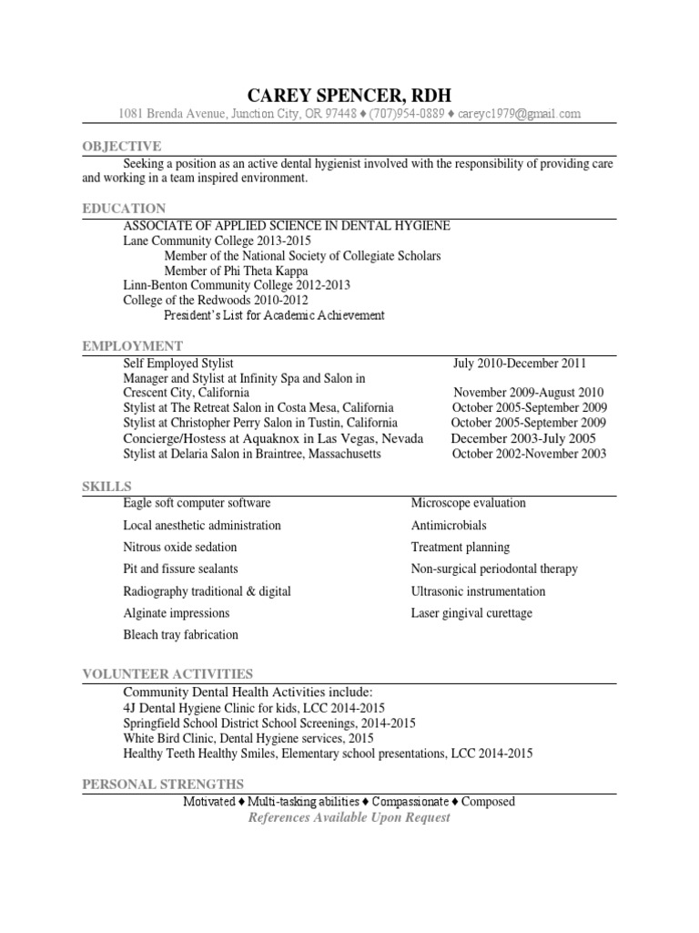 Carey Spencer Resume | PDF