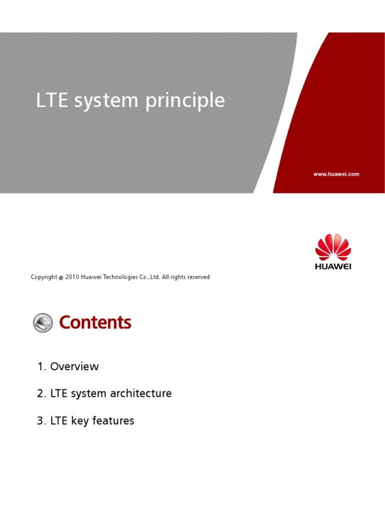 LTE System Principle | PDF | Orthogonal Frequency Division Multiplexing ...