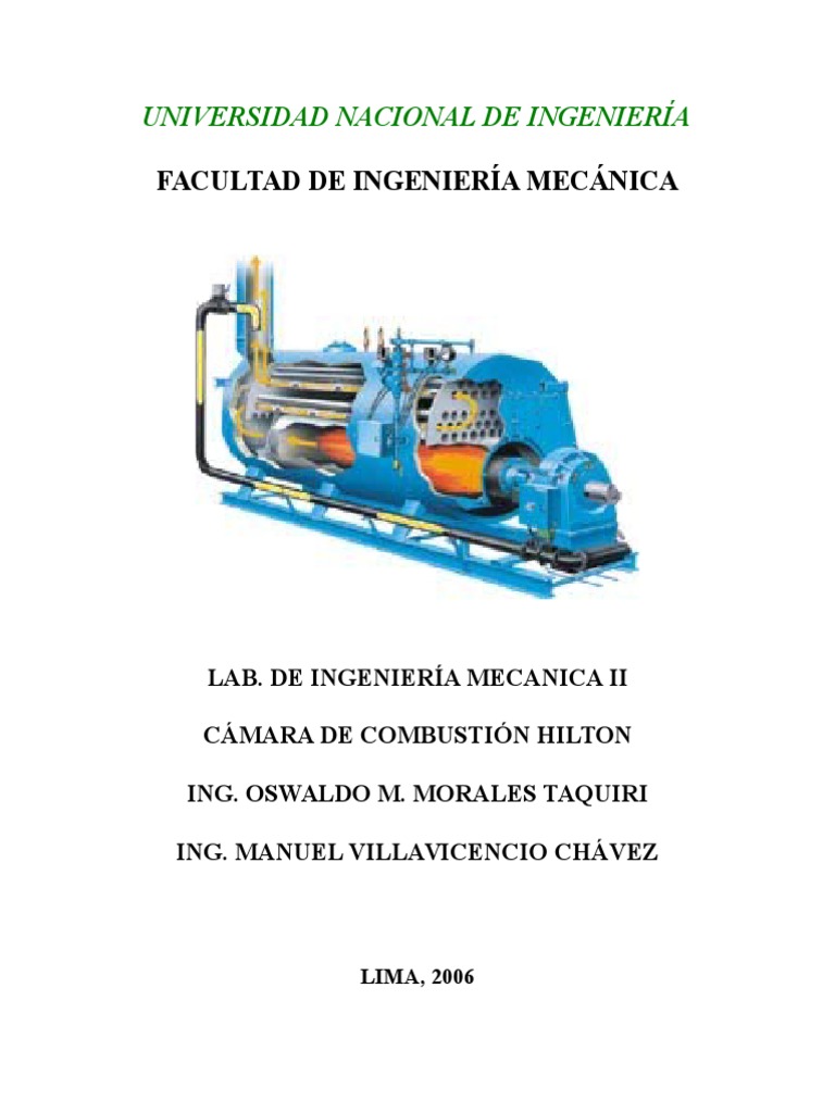 Camara de Combustion Hilton | PDF | Combustión | Combustibles