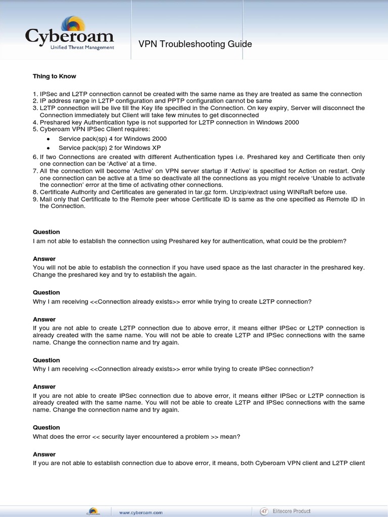 A Guide to Troubleshooting Common VPN Issues | PDF | Port (Computer ...