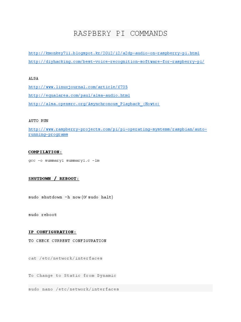 An Introduction to Programming Sound on the Raspberry Pi Using ALSA | PDF | Data Buffer | Subroutine