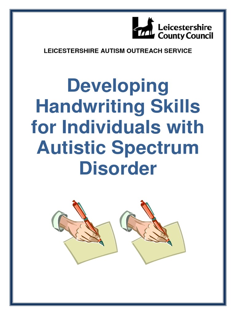 Handwriting Skills for Autism Support | PDF | Autism Spectrum ...
