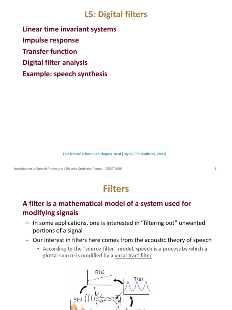 Digital Filters | PDF | Signal Processing | Mathematical Objects