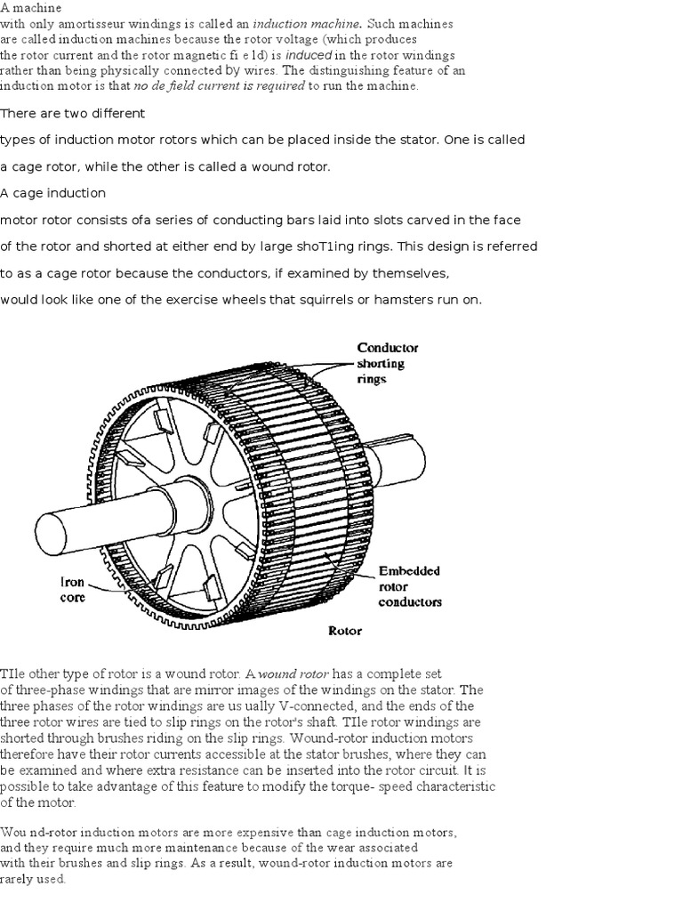 Motor Ac Vs DC Motor | PDF | Electric Motor | Components