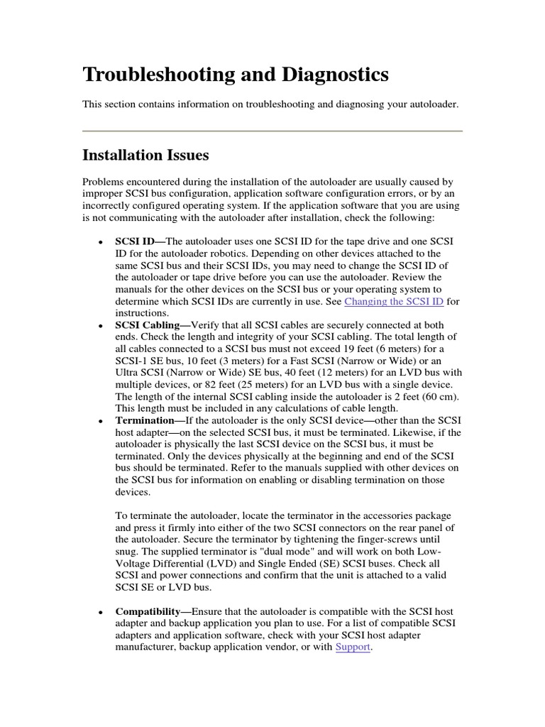 Troubleshooting and Diagnostics: Installation Issues | PDF ...