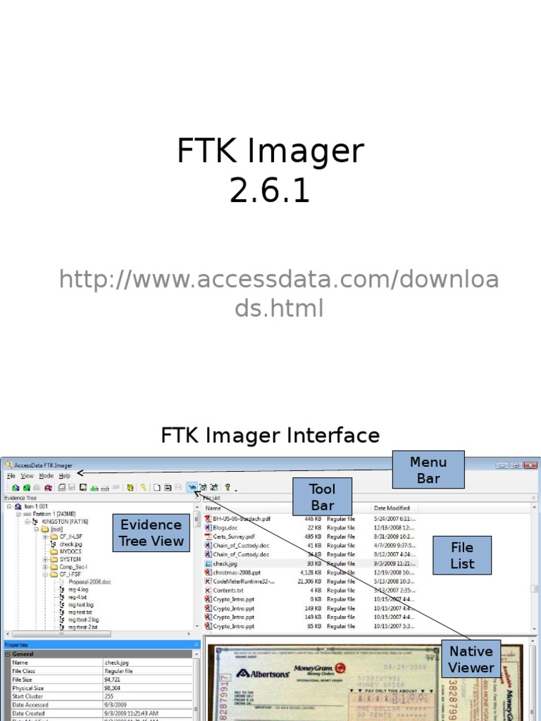 FTK Imager | PDF | Computer File | Information Retrieval