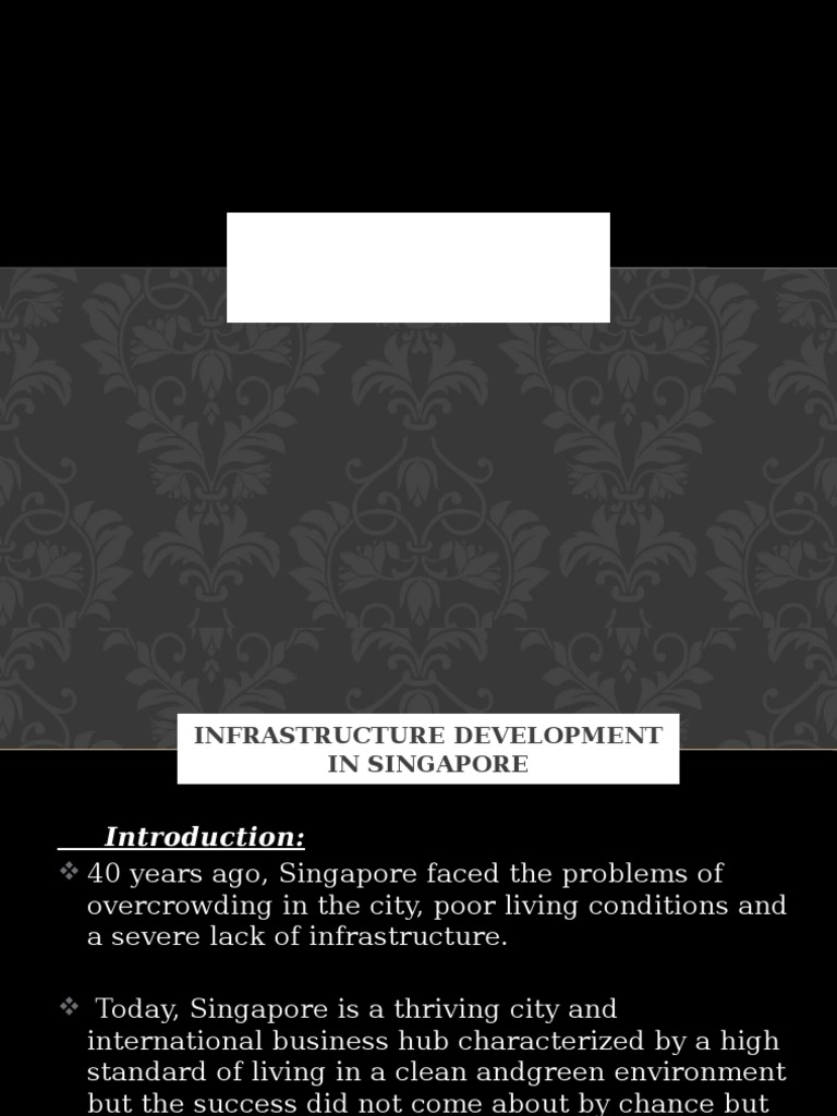 Infrastructure Development in Singapore | PDF | Singapore | World Politics