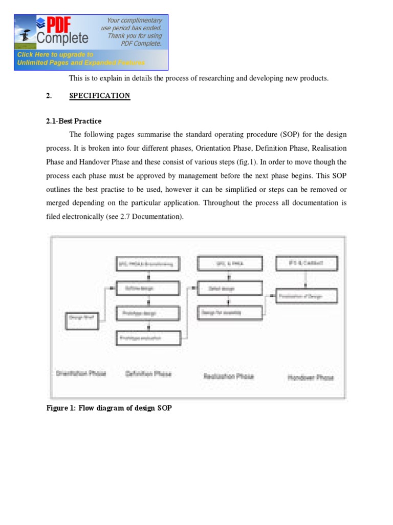 SOP Design | PDF | Design | Prototype