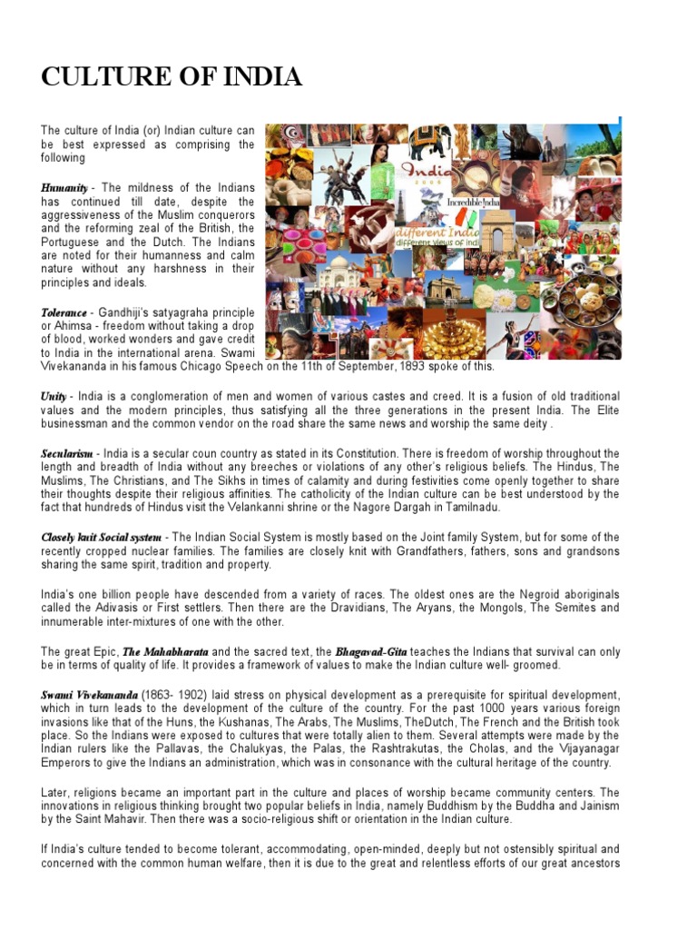 Culture of India | PDF | Religion And Belief | Paintings