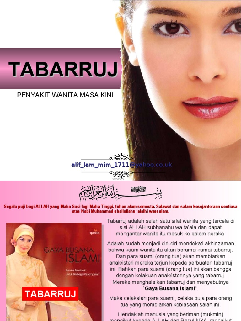 TABARRUJ | PDF