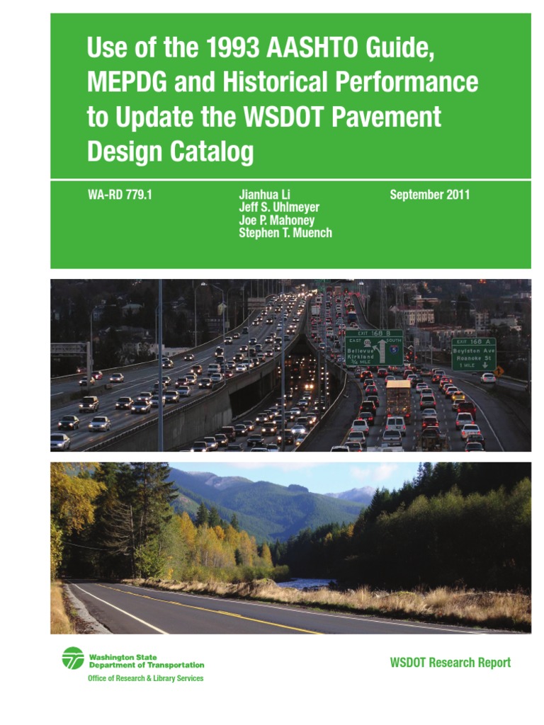 Use of The AASHTO 1993 Guide MEPDG and Historical Performance Pavement ...