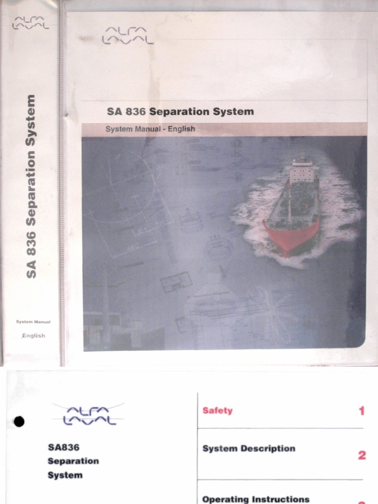 SA 8 3 6 Separation System: CO CO | PDF | Valve | Pump