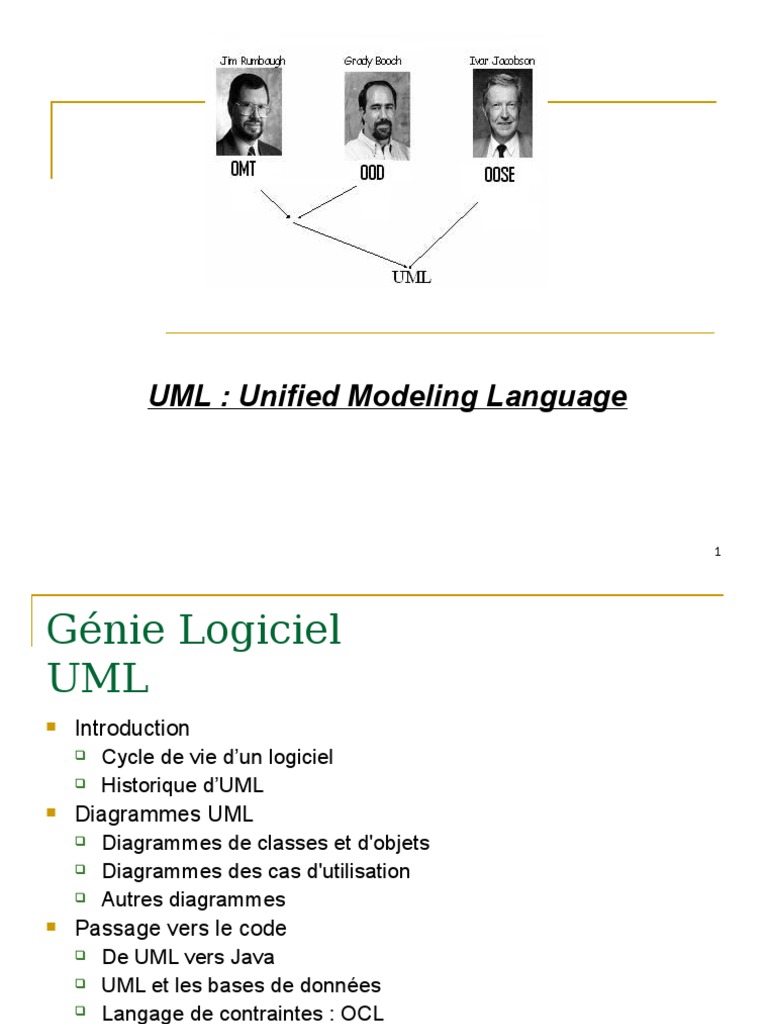 Cours UML Kounaidi | PDF | Classe (informatique) | Langage de Modélisation Unifié