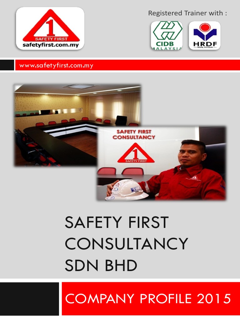 Safety First Consultancy SDN BHD (Company Profile) | PDF | Occupational ...
