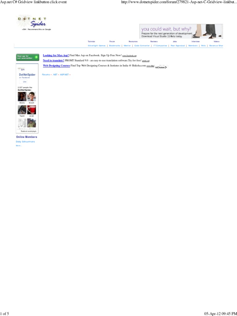 C# Gridview Linkbutton Click Event | PDF | C Sharp (Programming ... C# Gridview Linkbutton Click Event | PDF | C Sharp (Programming ...