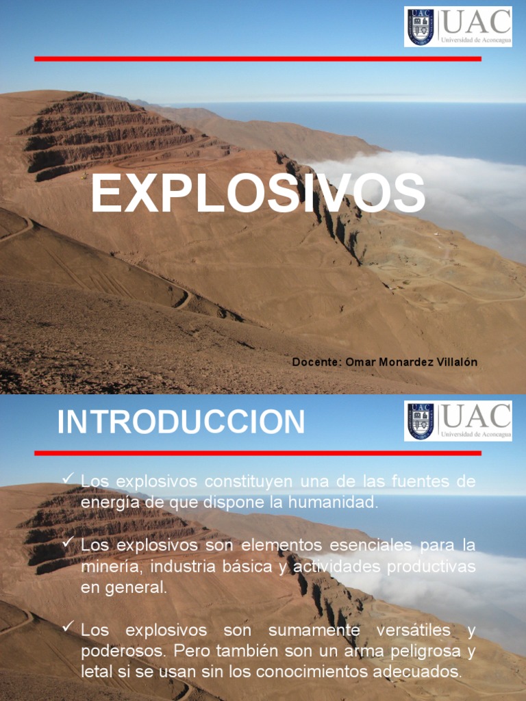 Explosivos Introduccion Historia y Glosario | PDF | Material explosivo ...
