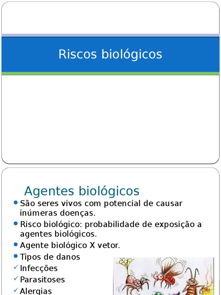 5. Riscos biológicos | Umidade | Epidemiologia