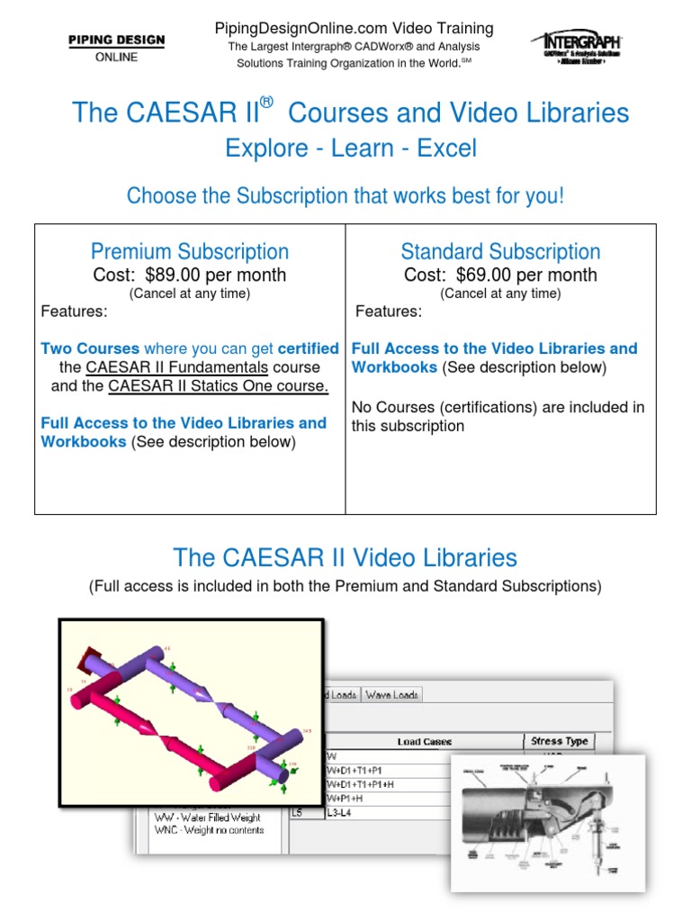 Caesar Ii Training Overview Pdf Pdf Stress Strain Analysis Stress