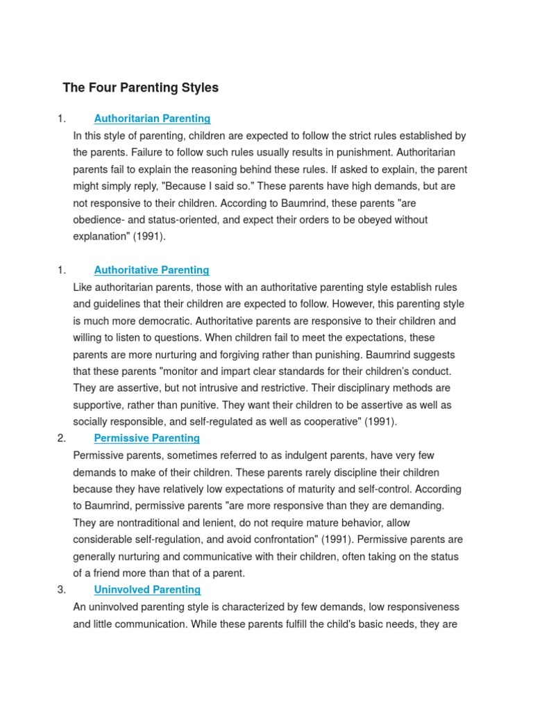 Parenting Styles | Parenting | Relationships & Parenting