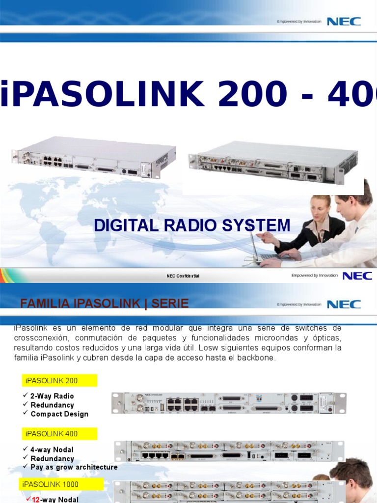 Presentación IPasolink 200 y 400VF | PDF | Ethernet | Red de computadoras