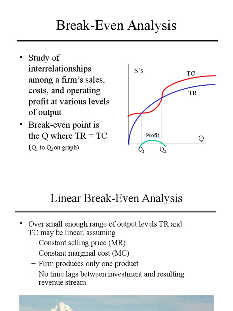 Break Even | PDF | Teaching Methods & Materials