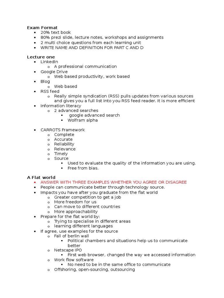 Bis Revision Lecture Notes Download Free Pdf Customer Relationship Management Enterprise