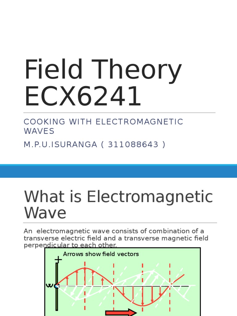 Electromagnetic Waves For Cooking | PDF | Electromagnetic Radiation | Waves