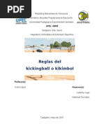 Posiciones del Kickball en Venezuela | PDF | Campo de béisbol ...