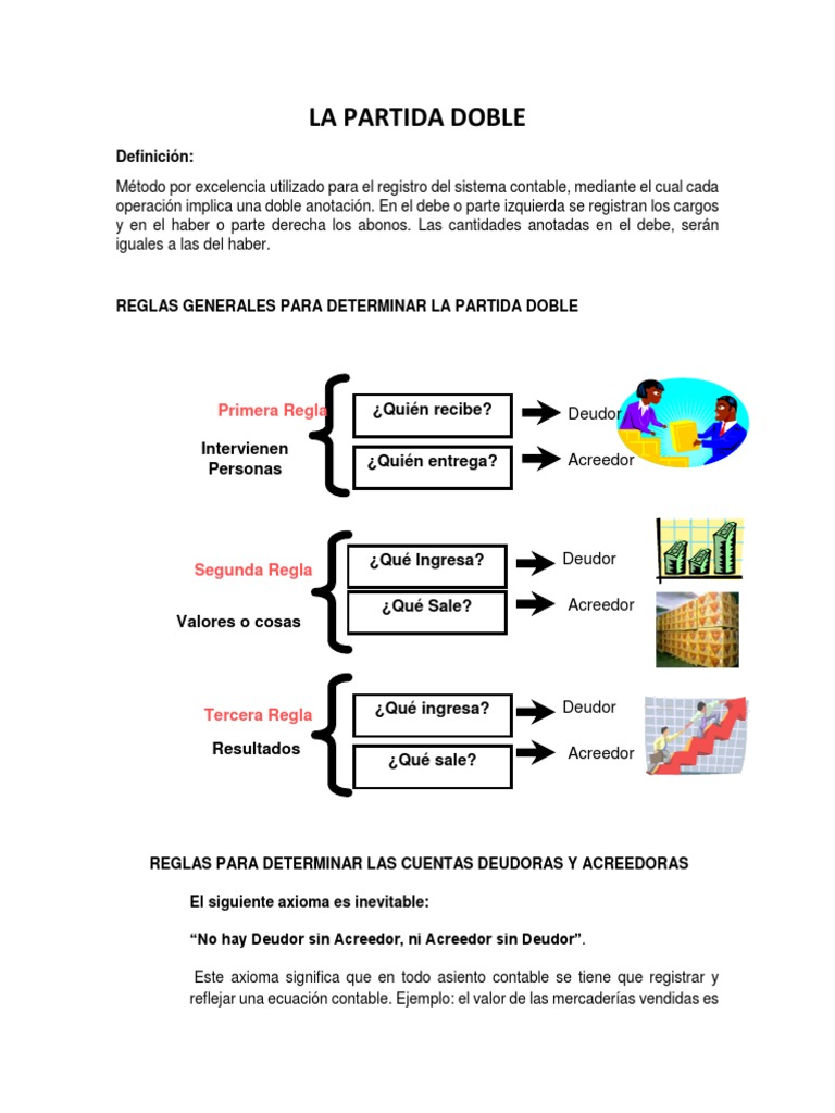 La Partida Doble | Contabilidad | Pagos