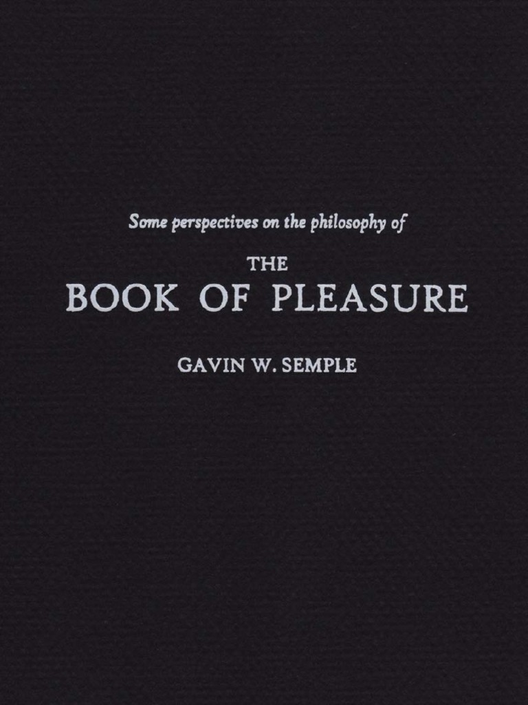Gavin Semple - Perspectives On The Book of Pleasure | PDF | Magic (Paranormal) | Neuro ...