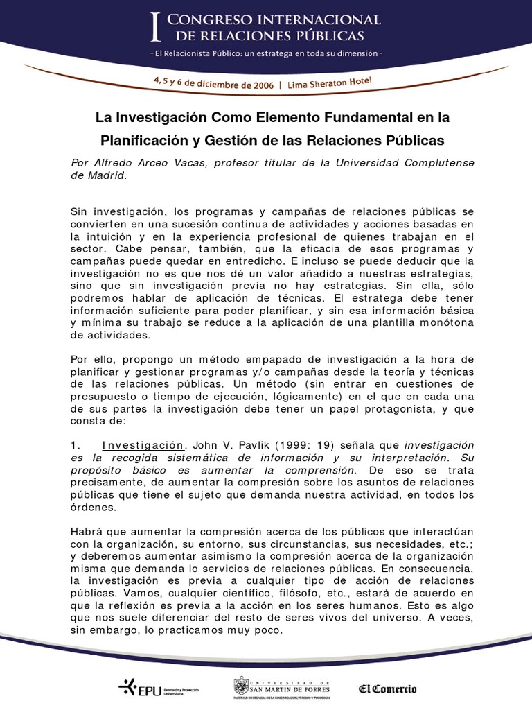 Exposici N Completa Alfredo Arceo Vacas PDF | PDF | Relaciones públicas | Publicidad