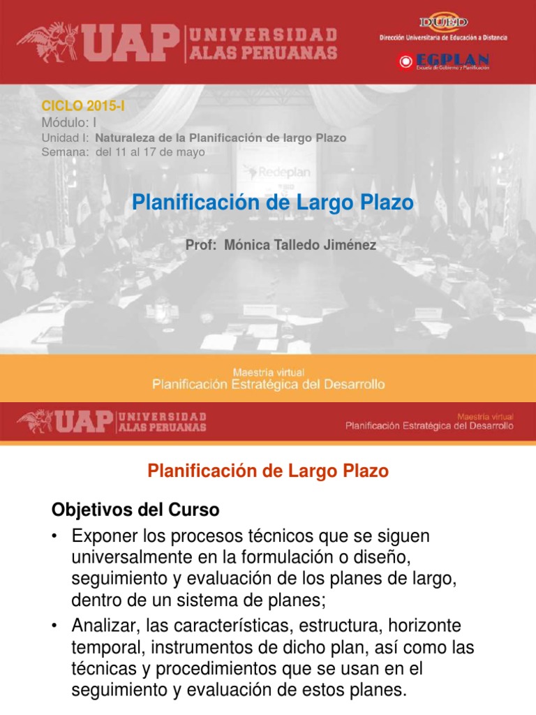 Planificación A Largo Plazo | PDF | Planificación | Presupuesto