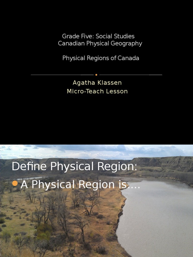 Physical Geography of Canada | PDF | Science & Mathematics