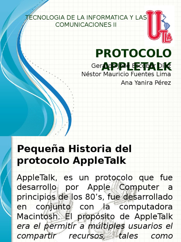 Protocolo Appletalk | PDF | Red de computadoras | Servidor (Computación)