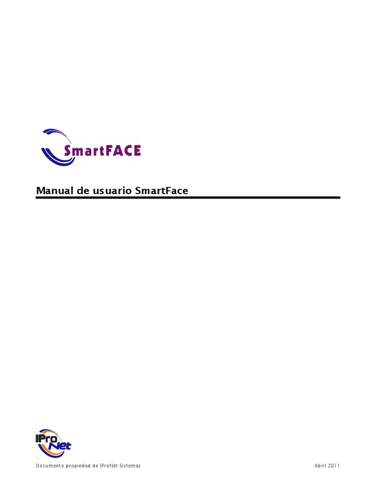 Manual de Usuario de SmartFACE | PDF | Sistema operativo | Software