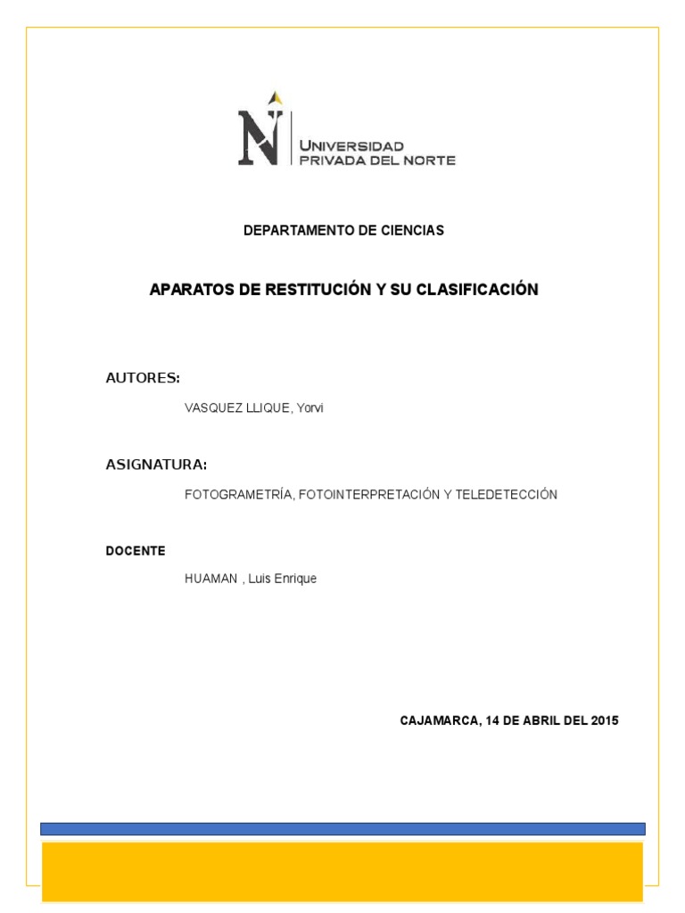 Equipos de Restitución Fotogramétrica | PDF | Sistema de información ...