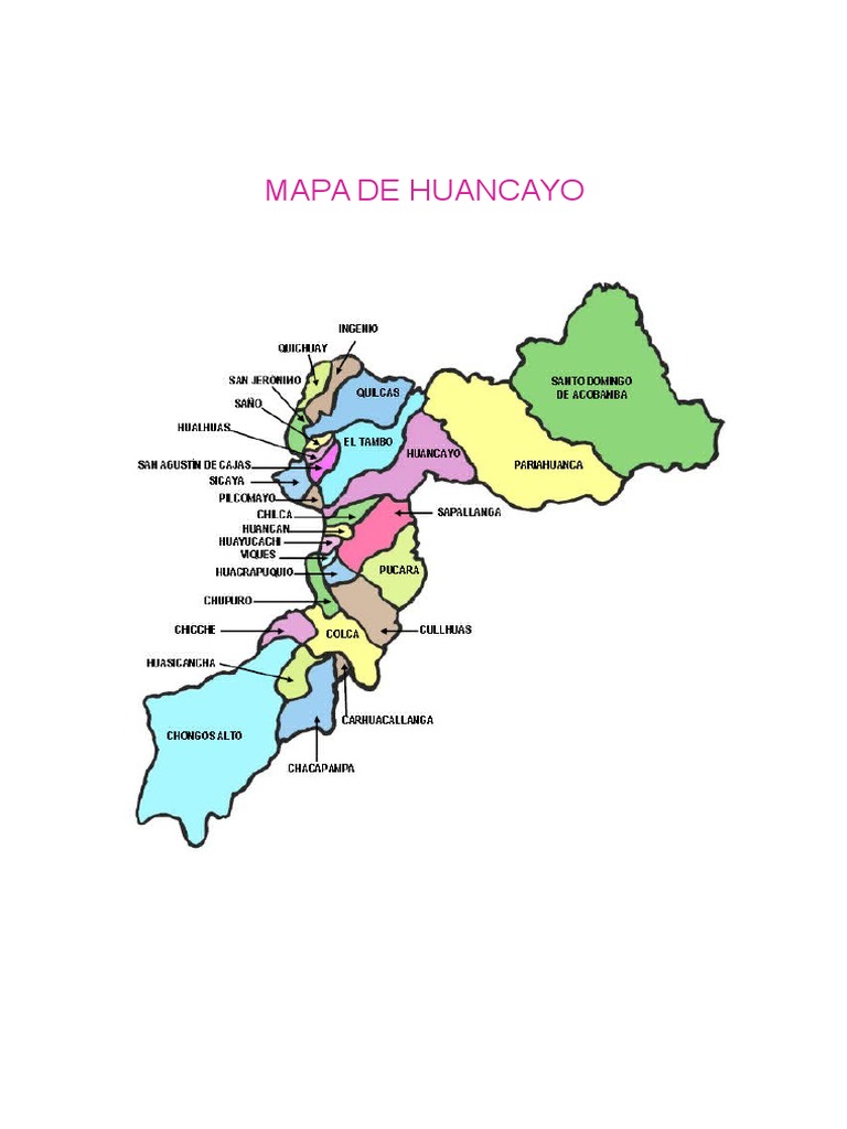 Mapa de Huancayo | PDF