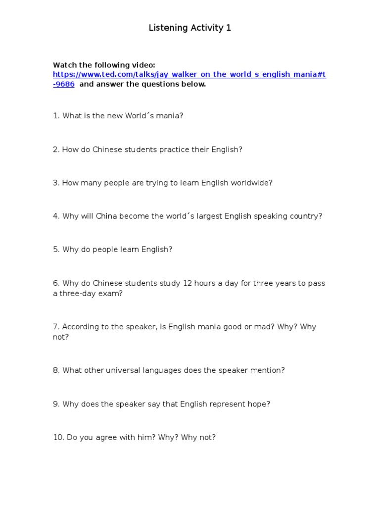 English Mania: Global Learning Insights | PDF