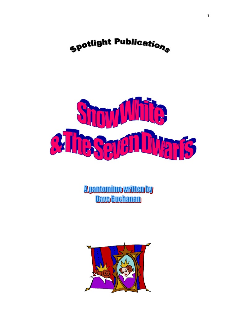 Db Snow White play script | Snow White | Leisure