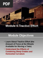 Tractive Effort Calculation Guidelines | PDF | Rail Transport | Locomotives