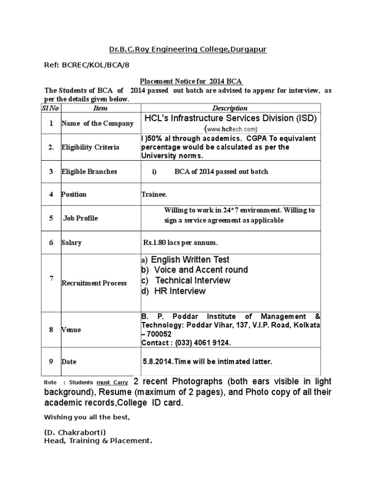 SL No Item Description: Dr.B.C.Roy Engineering College, Durgapur Ref ...