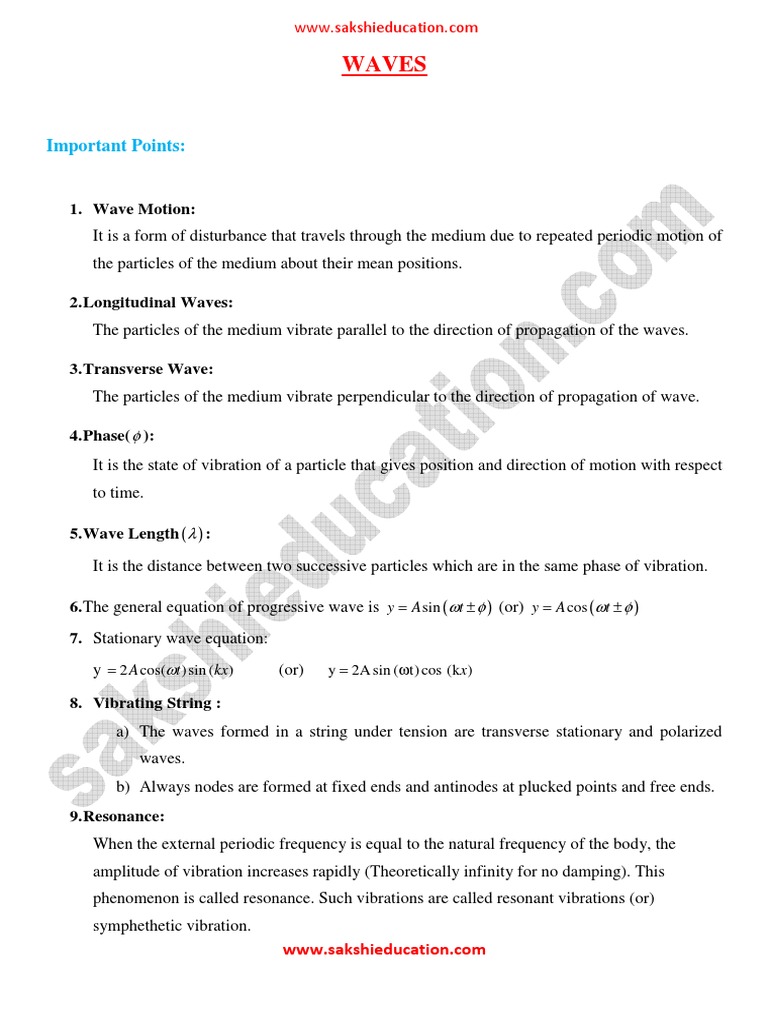 Waves | PDF | Waves | Doppler Effect
