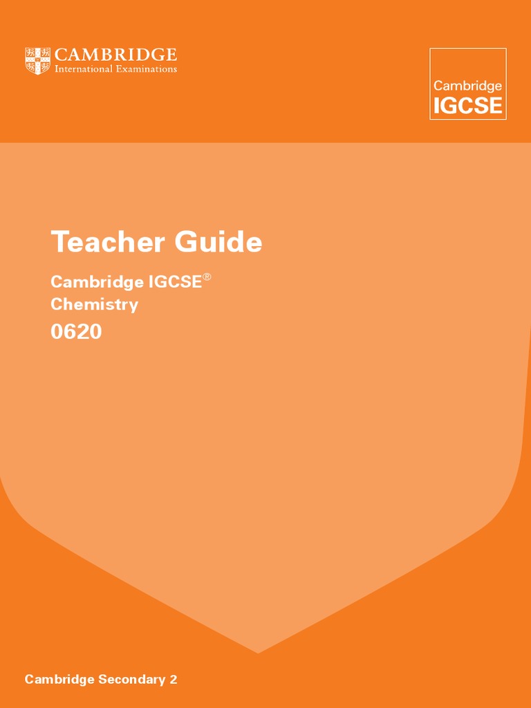 0620 Chemistry Teacher Guide 2012 | PDF | Test (Assessment ...