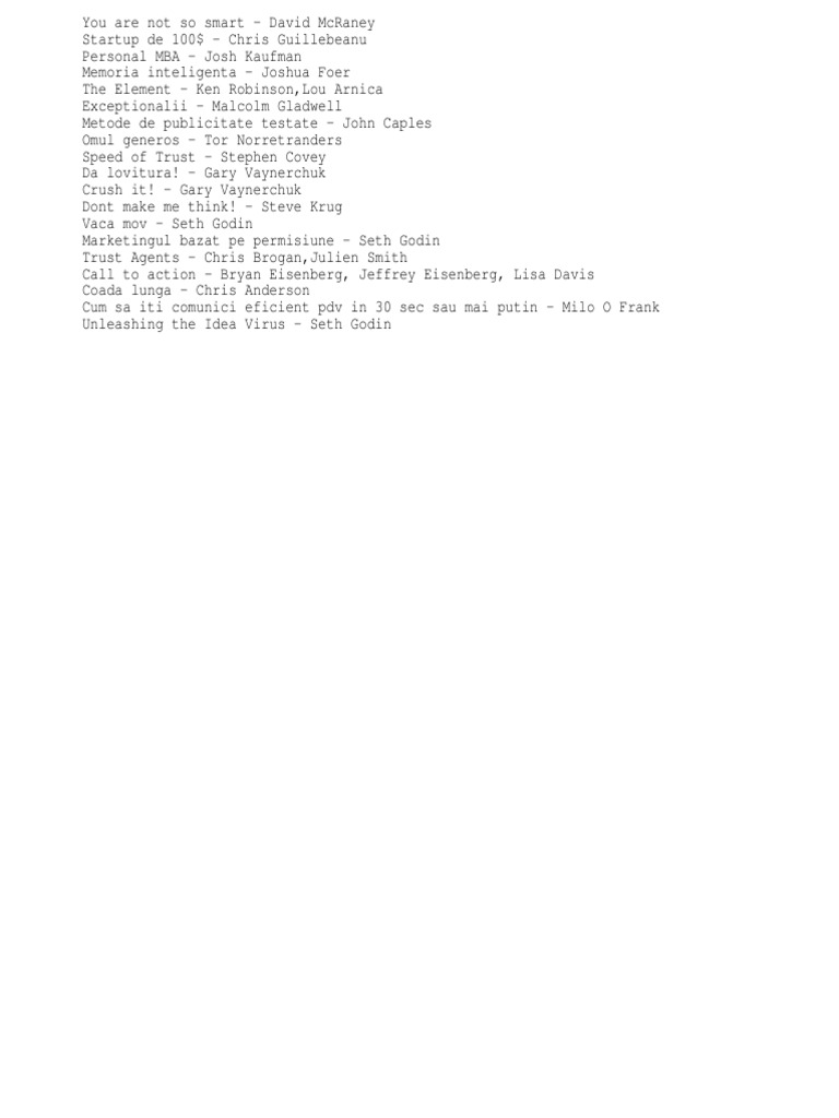 You are not so smart - David McRaney | PDF