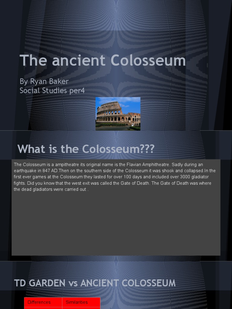 The Colosseum | PDF
