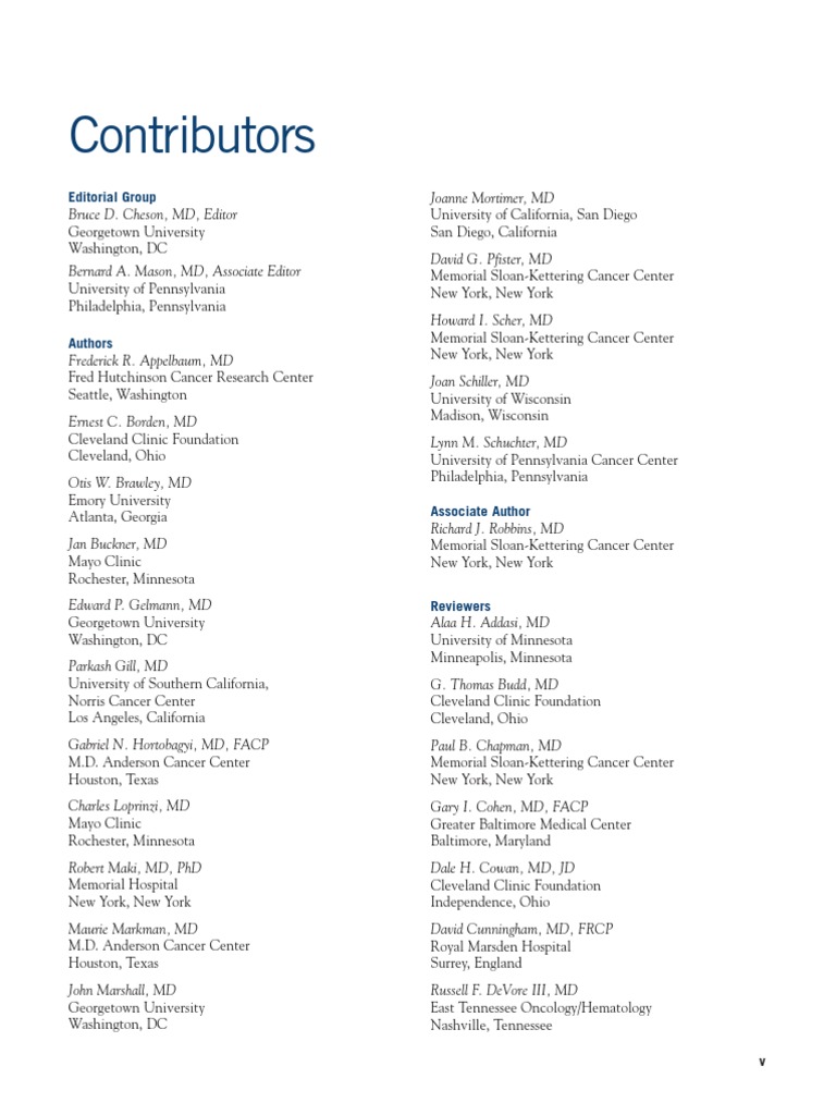 Contributors: Editorial Group | PDF | Wellness | Medical